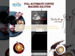 Macas High-Efficiency Floor Standing Coffee Machine with 27in Touchscreen