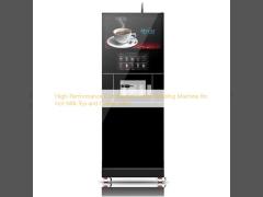 Stazione della metropolitana Macchina da caffè a terra Macchina da tè a latte supporto IOT