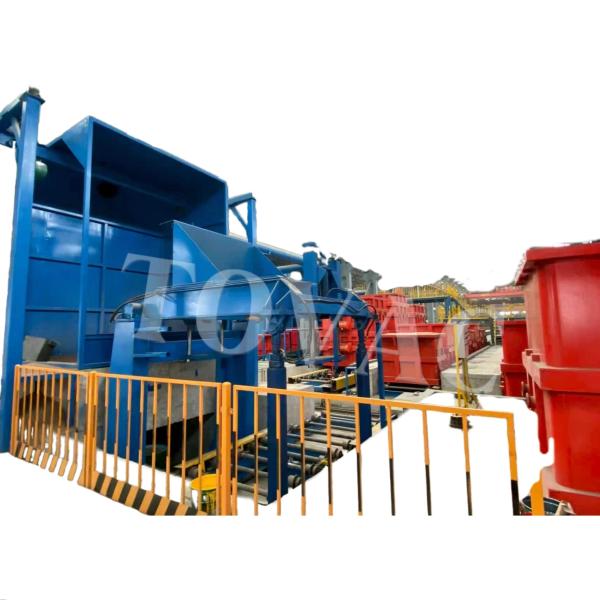 Quality Reduced Finishing Recyclable Sand Usage  Lost Foam Casting Equipment  Customizable for sale