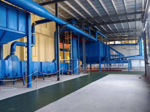 Quality Axle Housings Vacuum Process Production Line / Intelligent Control V Process Molding Line for sale