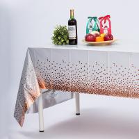 China Modern Fashion Rectangle Waterproof CPP Tablecloth For Banquets for sale