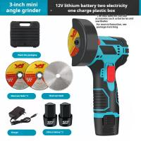 China 12V Lithium 3 Inch Angle Grinder 18500RPM Brushless Motor Wireless Mini Cut Off Tool for sale