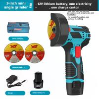 China 12V Lithium 3 Inch Angle Grinder 18500RPM Brushless Motor Wireless Mini Cut Off Tool for sale