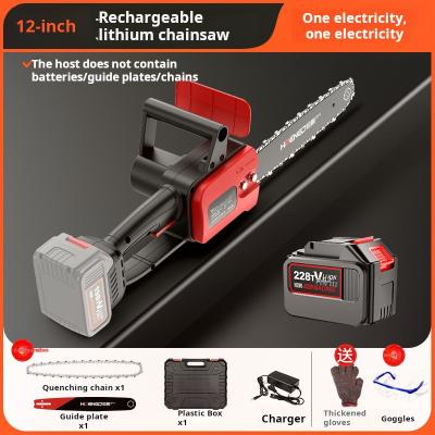 China Brushless 12 Inch Electric Chain Saw Rechargeable Power Tool Logging Pruning Saw for sale