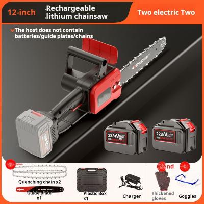 China Brushless 12 Inch Electric Chain Saw Rechargeable Power Tool Logging Pruning Saw for sale