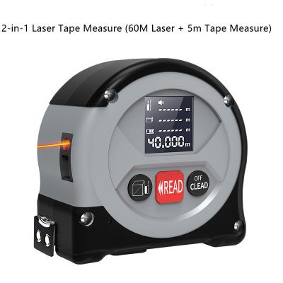 China High Precision 3-In-1 Laser Tape Measure Intelligent Tape Measure 40m for sale