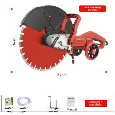 Cina 355mm Diamond Saw Blade Road Wall Cutter With Dust Collector Cutting Machine in vendita