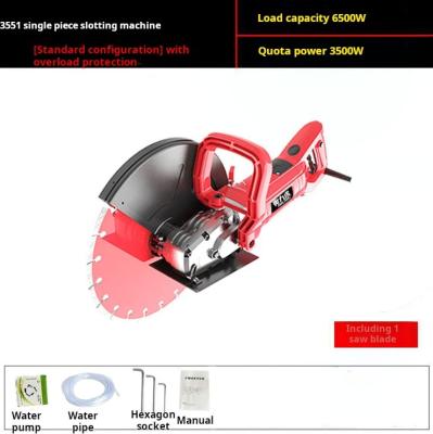 Cina 355mm Diamond Saw Blade Road Wall Cutter With Dust Collector Cutting Machine in vendita