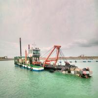 China 12m River Cleaning Dredger Vessel 450m³/H Sand Dredging Machine for sale