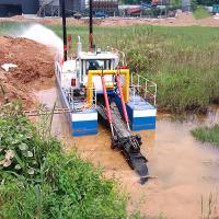 China 12m River Cleaning Dredger Vessel 450m³/H Sand Dredging Machine for sale