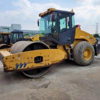 China Used 38 Ton Vibratory Road Roller 800kN Exciting Force Second Hand Compactor for sale