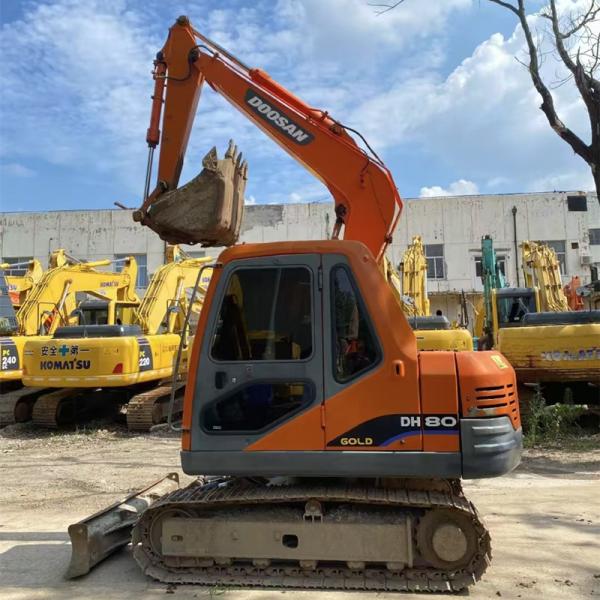 Quality Used Excavator 8ton Doosan DX80 Hydraulic Crawler Second Hand Doosan Digger for sale