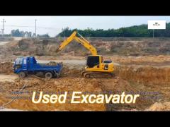 Uesd Equipamento de construção antigo Komatsu PC120 130 Excavadora de rastreamento