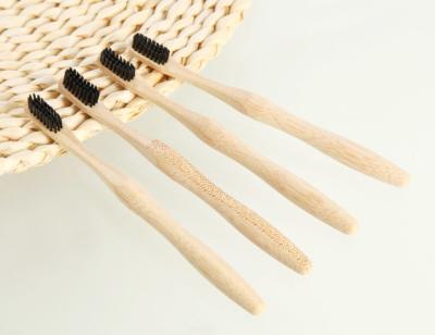 Cina Spazzolino da denti di bambù di Eco di progettazione ergonomica adulta di uso con il logo a incisione laser in vendita