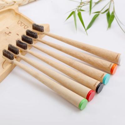 Cina Setole di legno concimabili 100% della fibra dello spazzolino da denti di bambù di Eco dei bambini in vendita