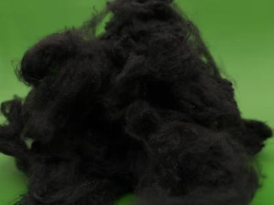 China Dope Dyed Polyester Staple Fiber , 4D *64MM , High-Quality Solution for Sustainable Textile Applications for sale