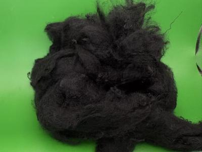China Low Metal Fiber ，4D*51MM,Black,Virgin polyester stable fiber  for Heat Resistance: Perfect for High-Temperature Environments 110 degrees--180 degrees for sale