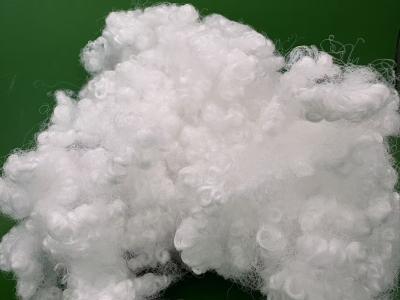 China Hollow Conjugated siliconized Polyester Staple Fiber , HCS ,15D×64MM , Virgin ,Raw white For filling toys, jackets, sofas , pillows , quilts , mattress . for sale