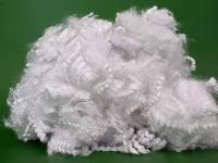 China Raw White Recycled Microfiber 1.2D*32mm Polyester Staple Fiber for sale