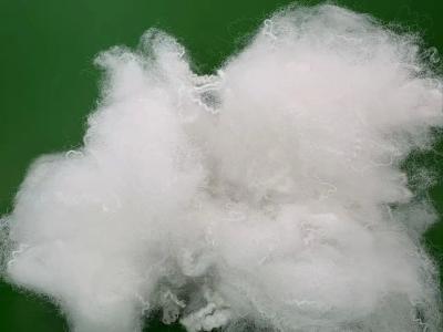 China 7D*64mm Virgin Solid Raw White Polyester Staple Fiber for Filling for sale