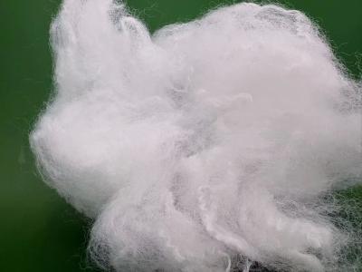 China Raw White 15D*64mm Virgin Solid Polyester Staple Fiber for Cushion Core for sale