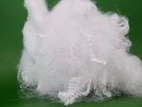 China Rigid Support 15D*64mm Raw White Solid Polyester Staple Fiber for Mattress Inside for sale