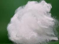 China Rigid Support 15D*64mm Raw White Solid Polyester Staple Fiber for Mattress Inside for sale