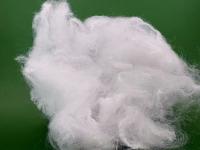 China Rigid Support 15D*64mm Raw White Solid Polyester Staple Fiber for Mattress Inside for sale