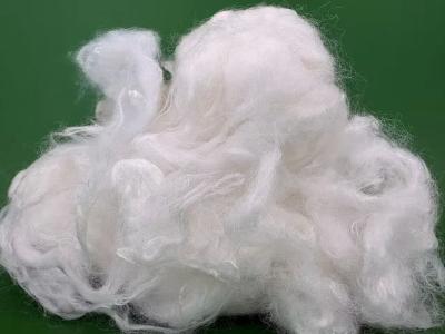 China Premium White 5D*102mm Rayon Viscose Fiber Textile Raw Material for sale
