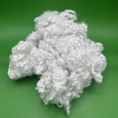 China Hollow Conjugated Siliconized Polyester Fiber 7D 64mm Recycled Grey for Soft Toy Stuffing Cut Length Customization for sale