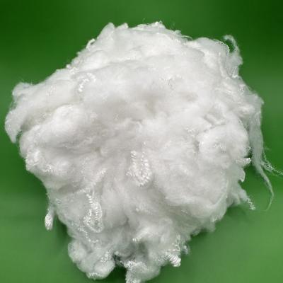 China Recycled White PSF 1.5D 51mm Eco-Friendly High Uniformity Good Cohesion for Weaving and Knitting Yarn Making Customization for sale
