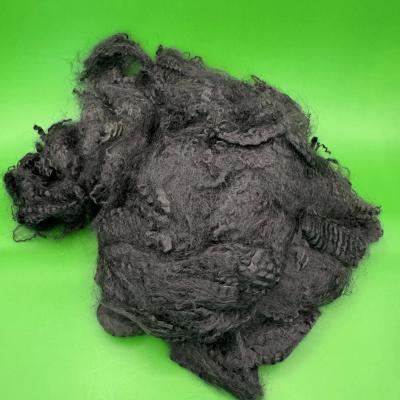 China Black-out Low Melt Fiber 4D*51mm Virgin Black for Lining Materials for sale
