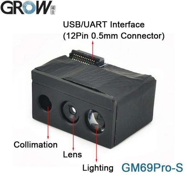 Grow GM69PRO-S 1280*800CMOS OCR/1D/2D Barcode Scanner Module Support Ocr Passport Code