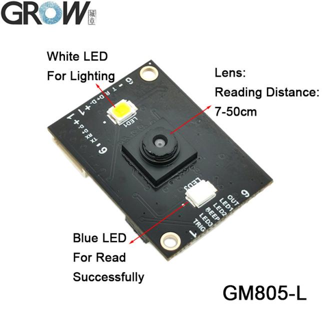 Grow GM805 Series DC5V USB/Ttl232 Barcode Scanner 1d/2D Qr Bar Code Reader