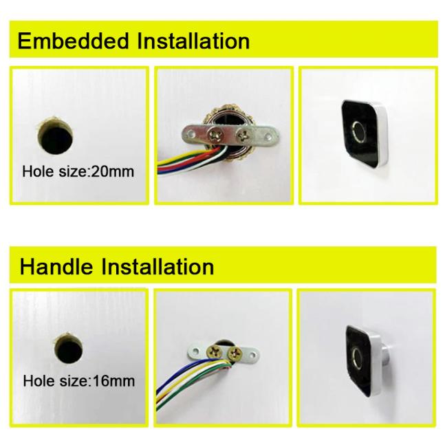 Grow R502-Aw DC3.3V LED Control Capacitive Fingerprint Module