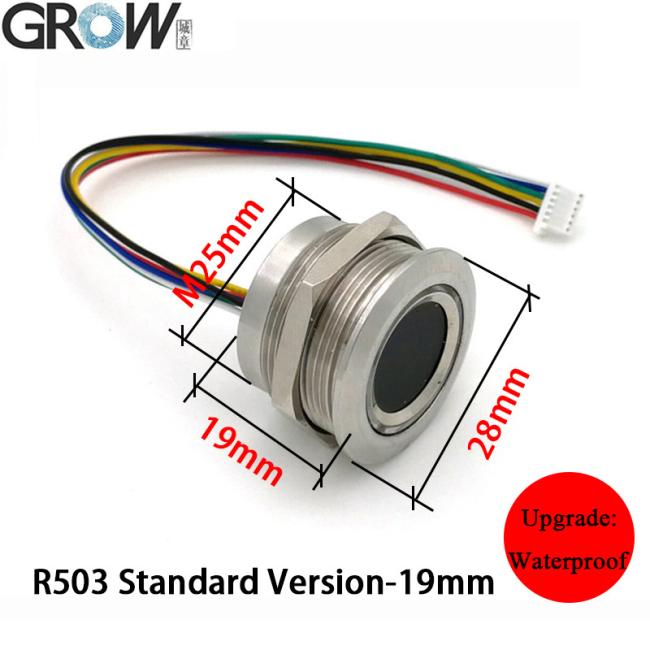 Ks220-L+R503 DC30-75V Fingerprint Control Board 2 Relays Admin/User Funtion Self-Locking/Jog/Ignition Mode