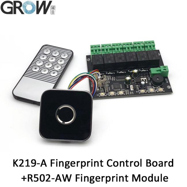Grow K219-a+R502-Aw Programmable Multiple Relay Fingerprint IR Control Board
