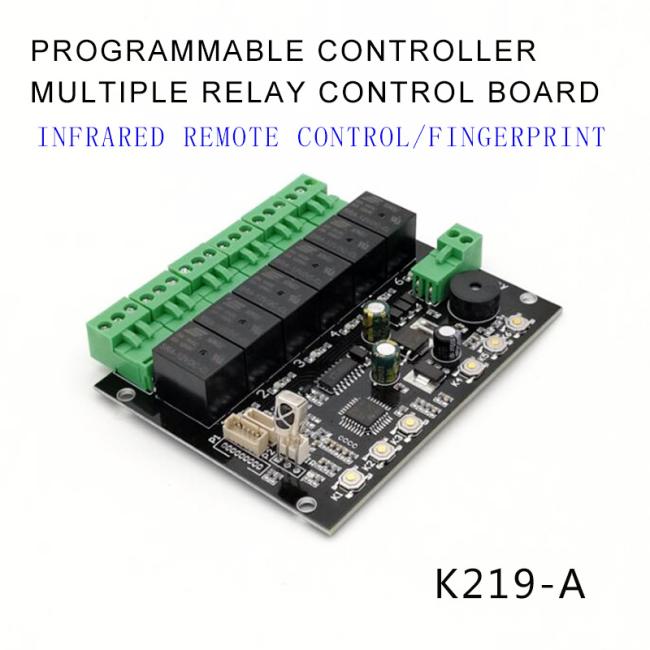 Grow K219-a+R502-Aw Programmable Multiple Relay Fingerprint IR Control Board