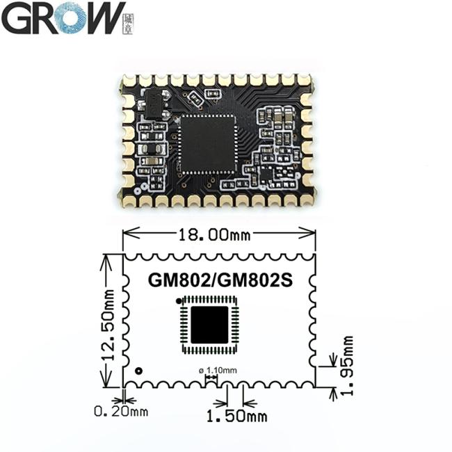 Grow GM802 Series DC3.3V USB/Ttl232 Barcode Scanner 1d/2D Qr Bar Code Reader