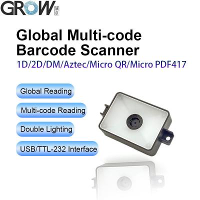 China GROW GM78 Global Multi-code DC5V USB UART Interface 1D 2D Bar Code Qr Code Scanner Module Reader Support QR DM AZTEC PDF417 for sale