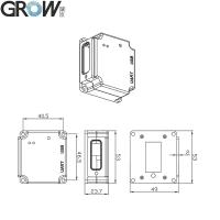 China GROW GM75 DC5V USB UART Qr Code Bar Code Fast Speed Global Exposure Barcode Scanner Module Reader For Express Box Hospital for sale
