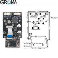 China GROW GM69 1280*800CMOS High Density Bar Code Readable 1D 2D USB UART PDF417 Bar Code Qr Code Scanner Module Reader for sale