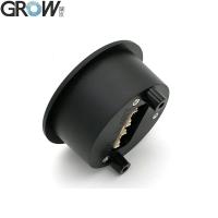 China GROW GM73 Small Round Easy Installation USB UART 1D 2D QR Code Barcode Scanner Reader for sale
