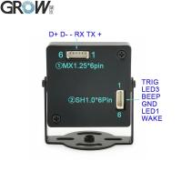 China GROW GM71 1D 2D USB/UART Barcode Scanner Module Reader With Interchangeable M12 Lens Support QR Code Bar Code USB UART Interface for sale
