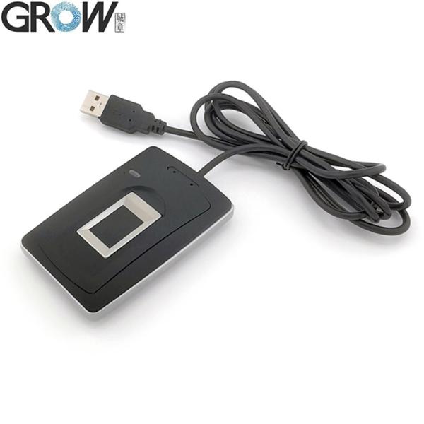 Quality GROW R105 DC5V USB Biometric Desktop Big Size Capacitive USB Fingerprint Reader for sale