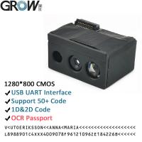 China GROW GM69Pro-S 1280*800CMOS OCR/1D/2D Barcode Scanner Module USB UART Interface QR Code Bar Code Reader Support OCR Passport for sale