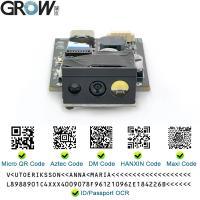 China GROW GM69Pro 1280*800CMOS OCR/1D/2D Barcode Scanner Module USB UART Interface QR Code Bar Code Reader Support OCR Passport for sale