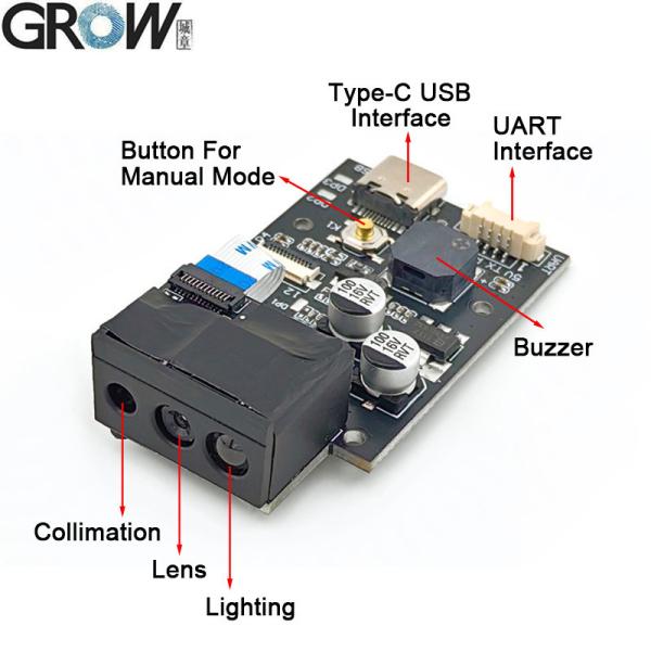 Quality Grow GM69PRO 1280*800 CMOS OCR / 1D / 2D Barcode Scanner Module Support Ocr for sale