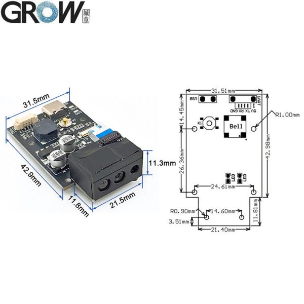 Quality Grow GM69PRO 1280*800 CMOS OCR / 1D / 2D Barcode Scanner Module Support Ocr for sale
