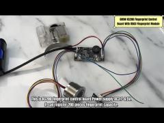 GROW KS200+R502-F 4*AA 배터리 DC3.7V-6.5V KS200 지문 제어판